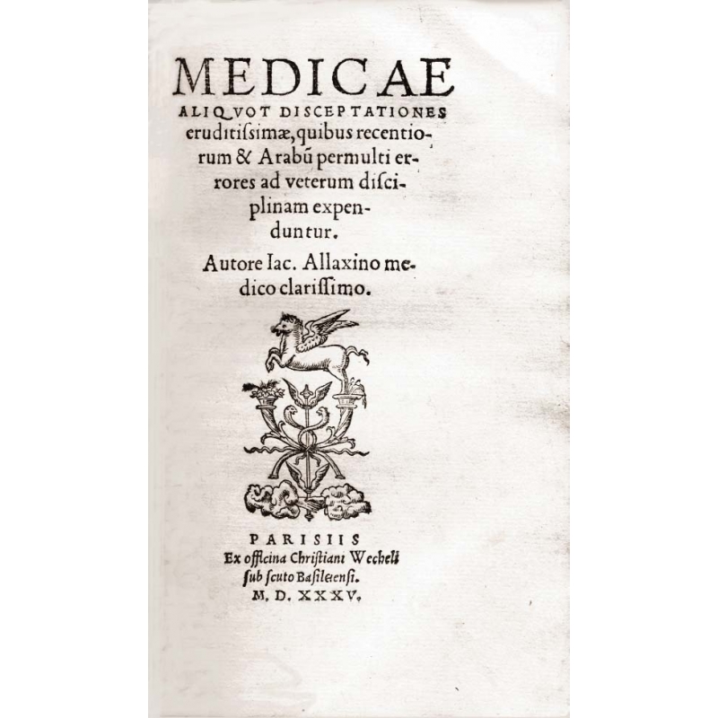 [Claudii Galeni pergameni definitiones medicæ, Iona Philologo ...